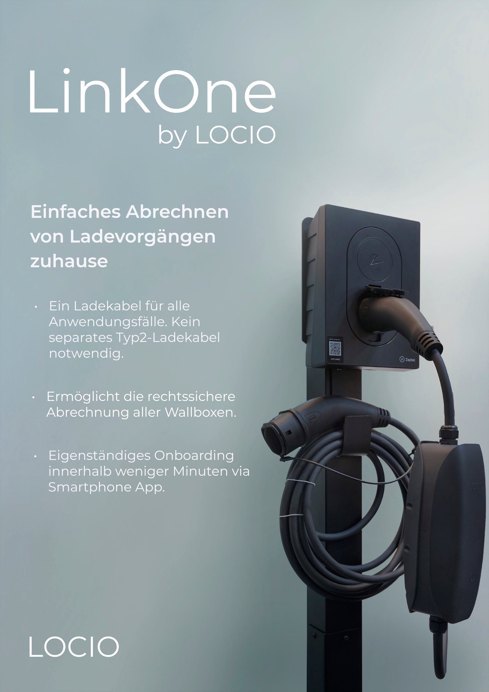 LinkOne Ladekabel inkl. 12 Monate Light-Lizenz, 11kW, 3-phasig (inkl ...